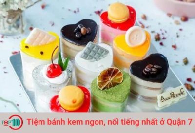 Top 10 tiệm bánh kem ngon, nổi tiếng nhất ở Quận 7, TPHCM